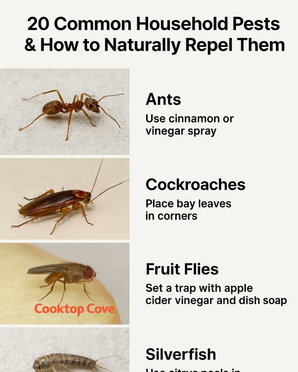 20 Common Household Pests & How to Naturally Repel Them – Best Recipes